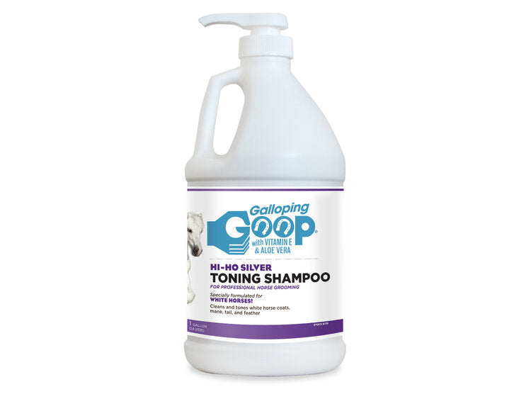 HI-HO SILVER TONING SHAMPOO 3.8L REFILL – Galloping Goop Equine Products