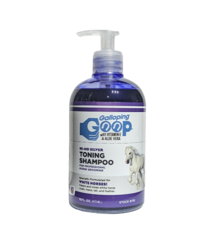 HI-HO SILVER TONING SHAMPOO 473ML – Galloping Goop Equine Products